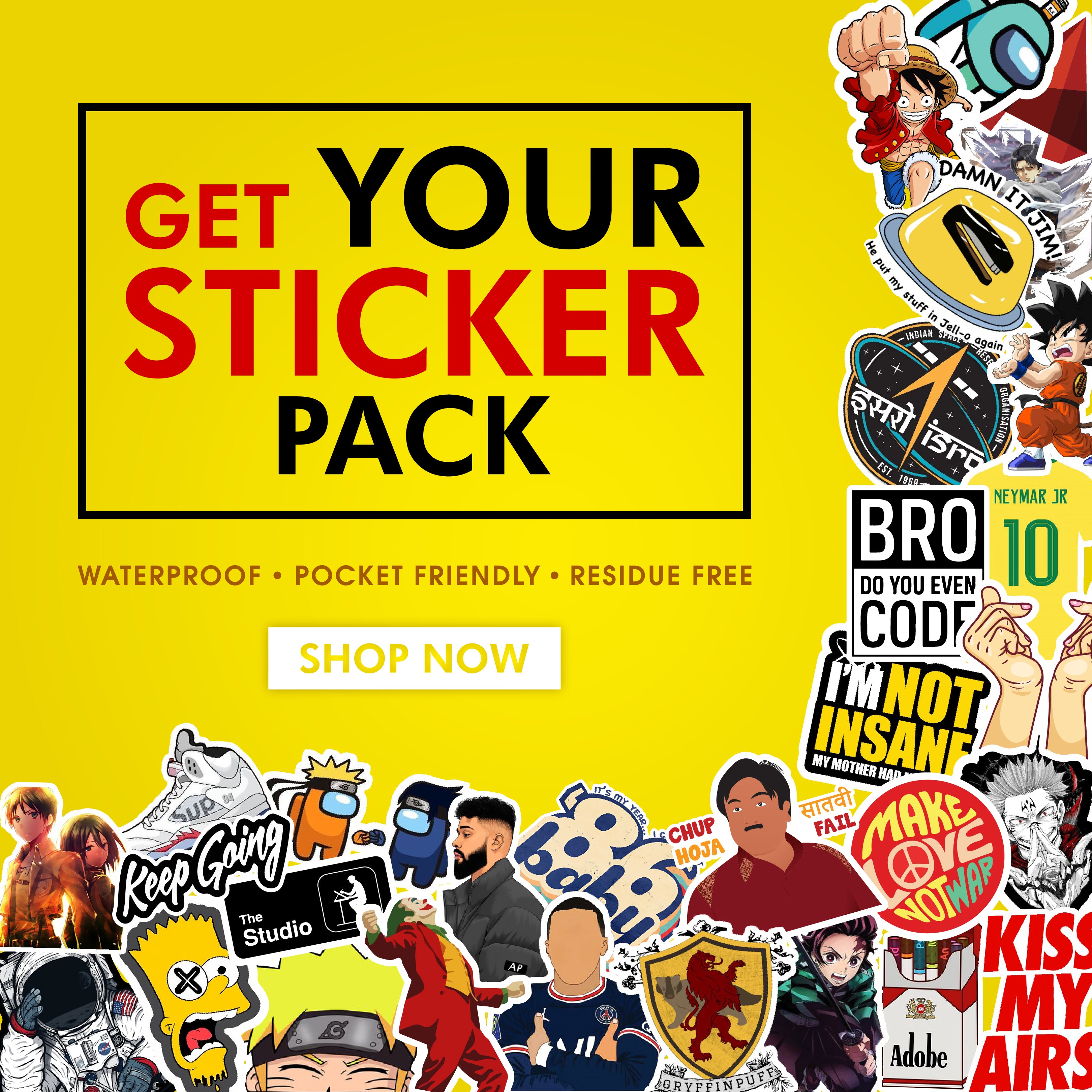Stickerly - Buy Laptop Vinyl Stickers starting at ₹ 7 - Just Stick It.