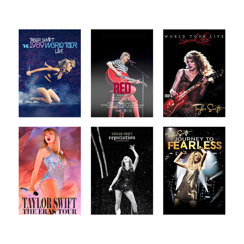 Taylor Swift Album Art Wall Posters Pack of 6 – Stickerly