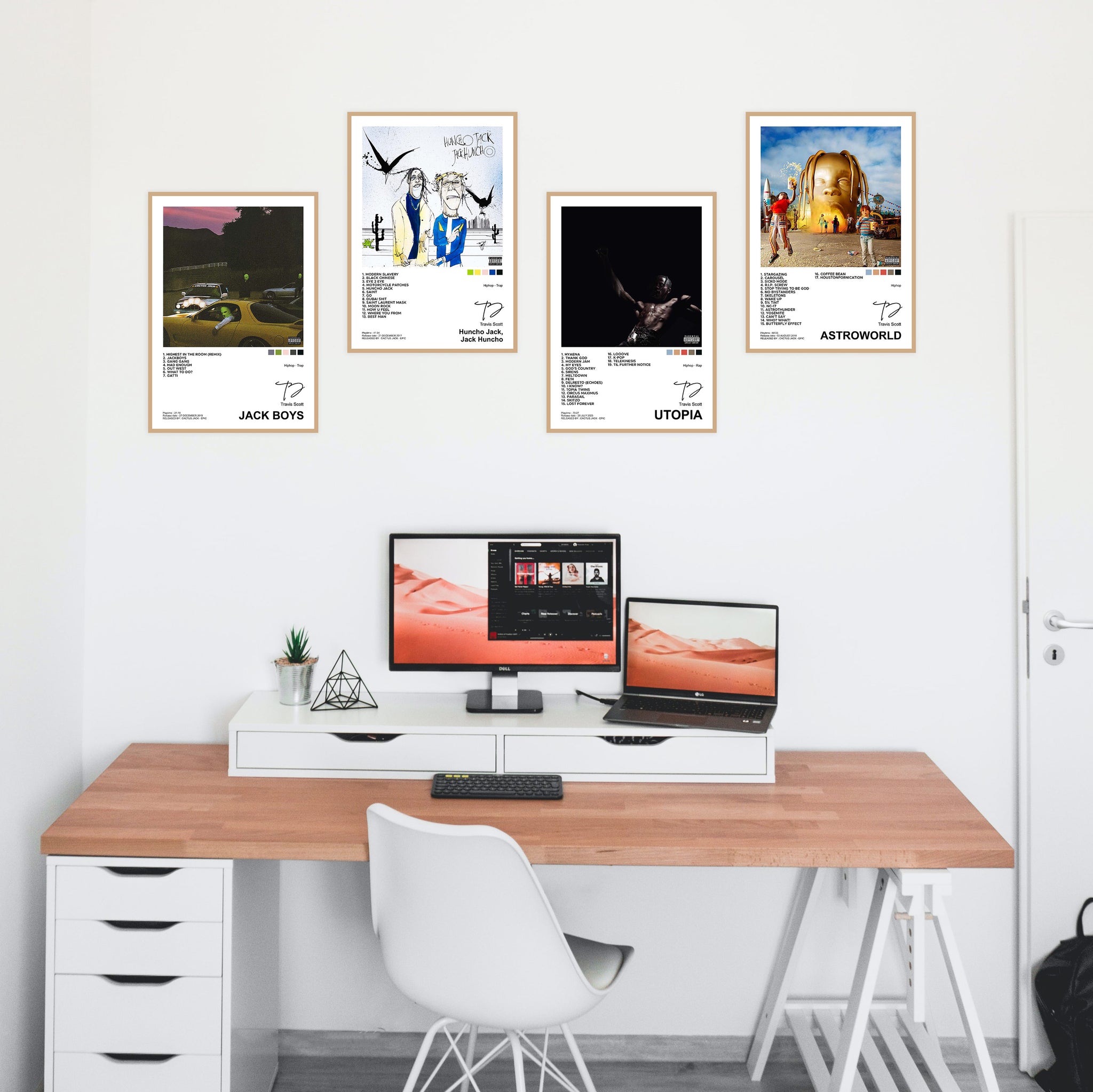 Travis Scott Music Album Art Wall Posters Pack of 6 A4 size – Stickerly