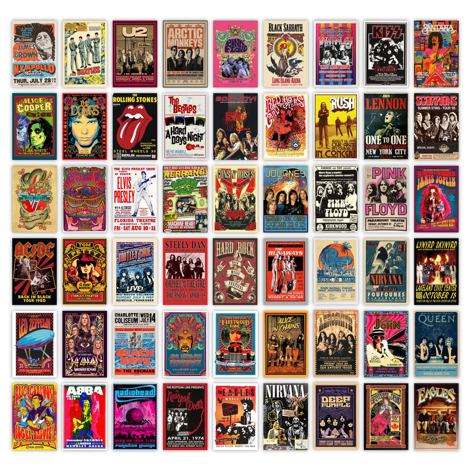 Shop Wall Collage Kit Pack of 55 Posters for Bedroom, Dorm, Hostel, etc ...