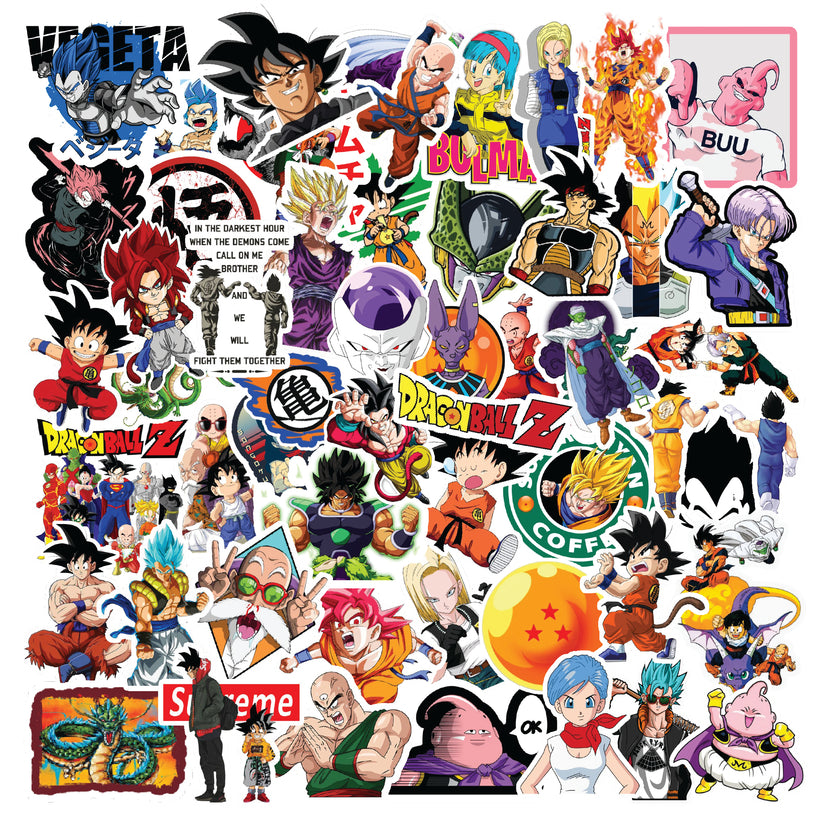 Dragon Ball Z Edition Vinyl Sticker Pack of 50 – Stickerly
