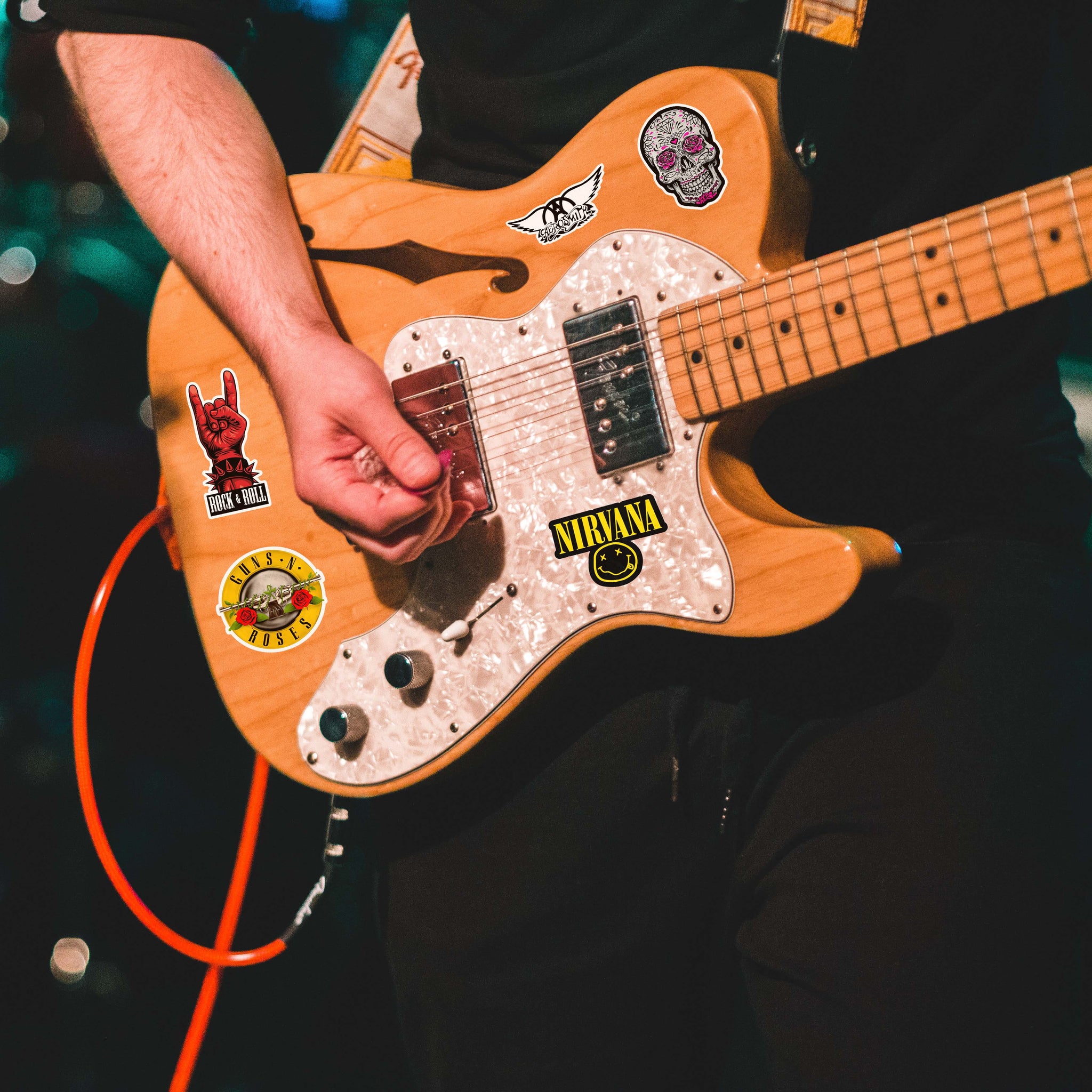 Classic Rock Band Stickers Pack of 52 – Stickerly